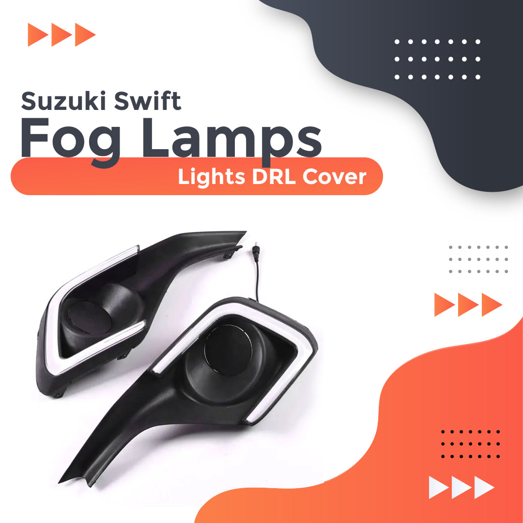 Buy Suzuki Swift Fog Lamps Lights DRL Cover - Model 2022-2023 Online in Pakistan
