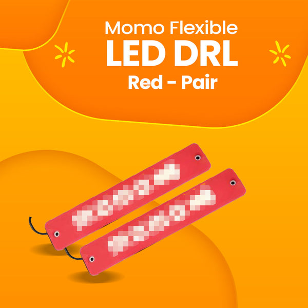Buy Momo Flexible LED DRL Red - Pair | Daytime Running Lights | Online
