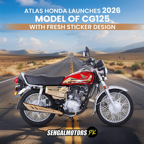 Atlas Honda Launches 2026 Model of CG125 with Fresh Sticker Design!