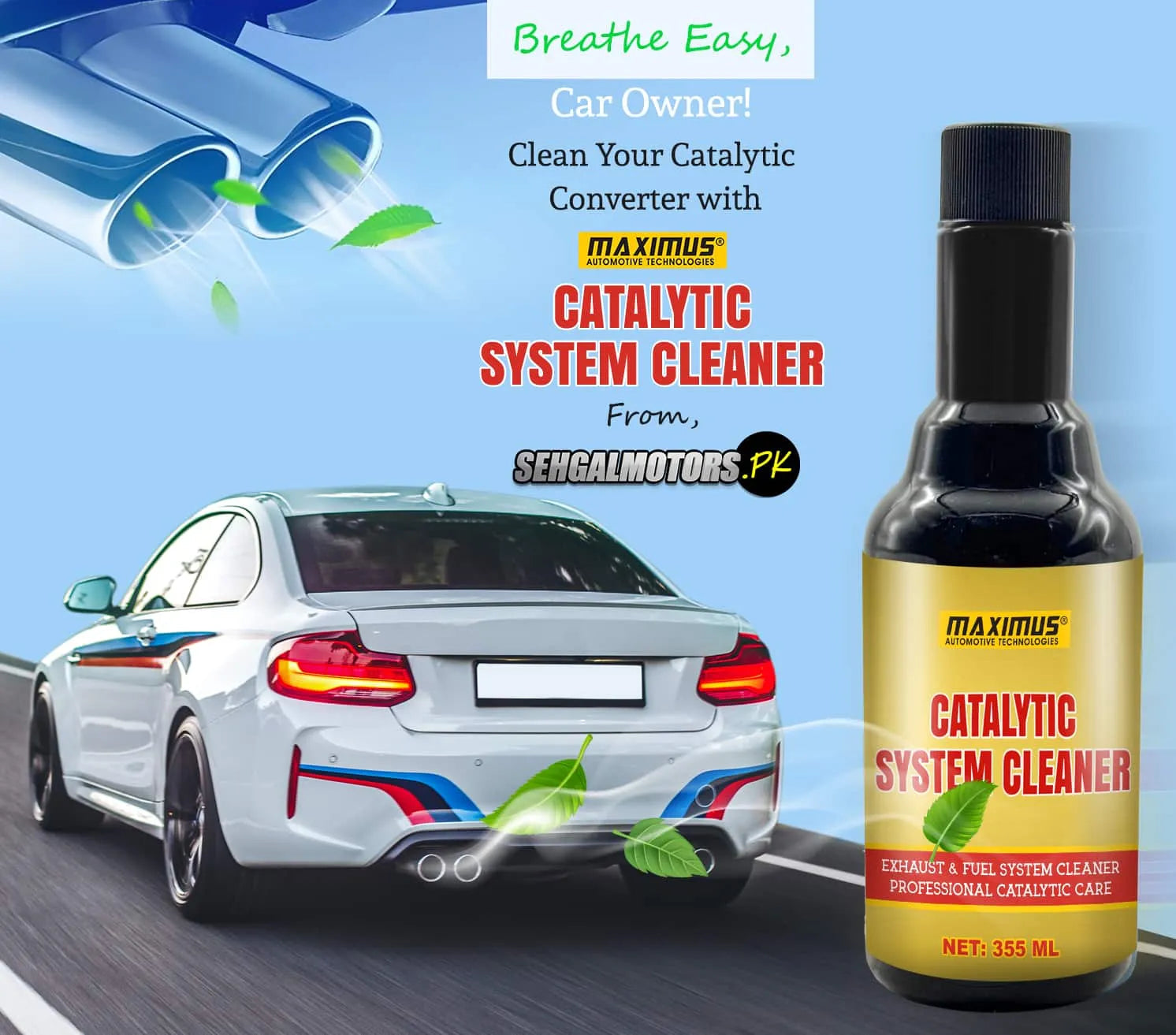 Clean Your Catalytic Converter with Maximus Catalytic System Cleaner1