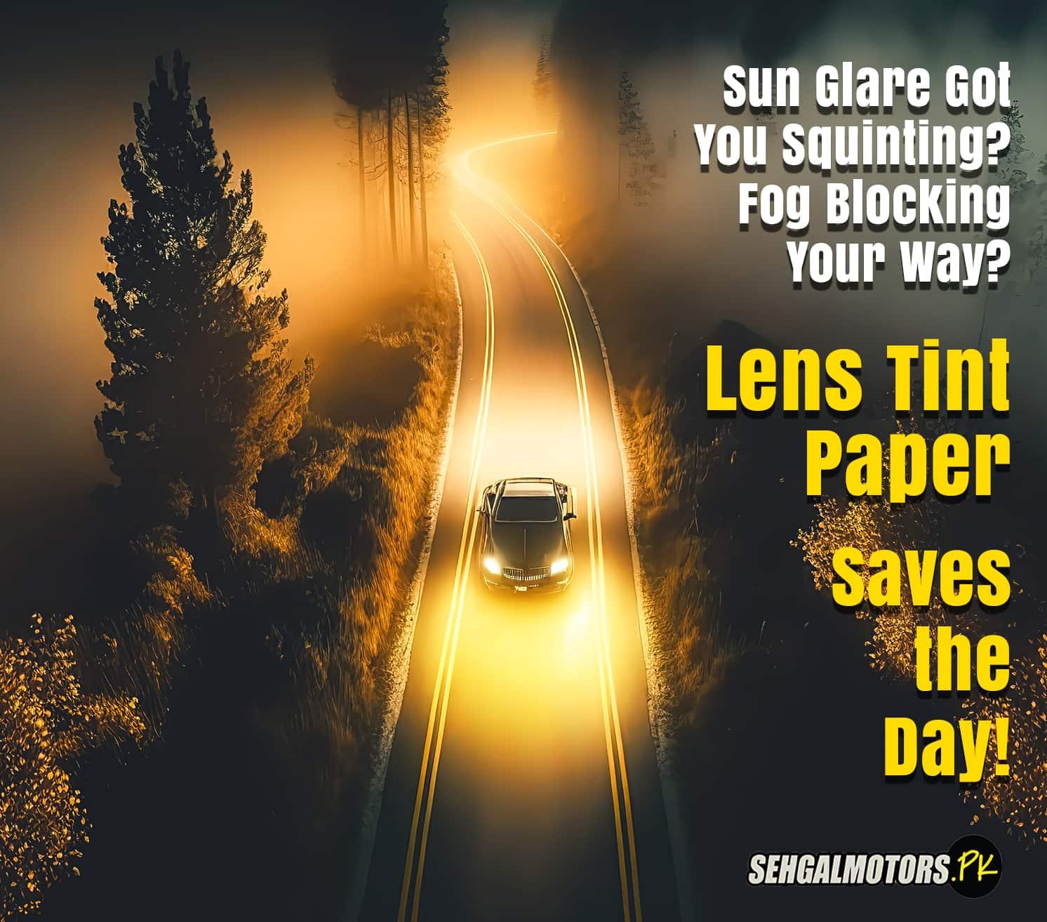 Sun Glare Got You Squinting? Lens Tint Paper Saves the Day!