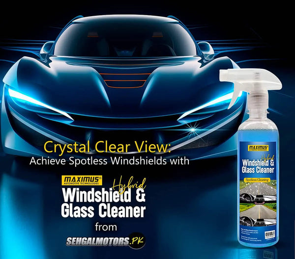 Best Car Windshield Cleaner with Maximus Hybrid Glass Cleaner