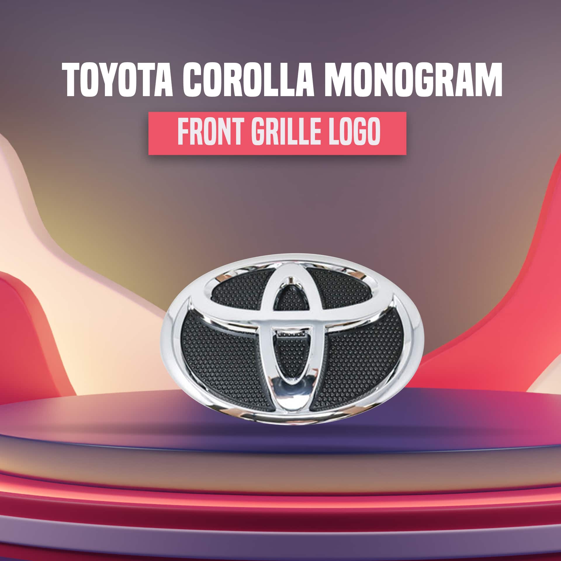 Buy Toyota Corolla Front Grille Logo Online in Pakistan