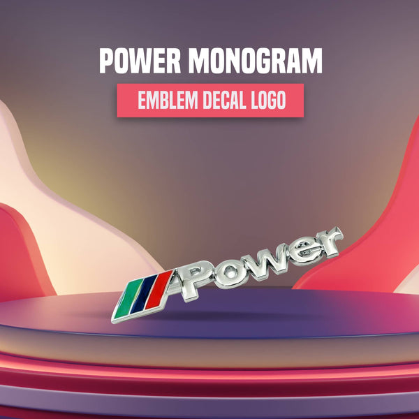 Buy Power Monogram | Emblem | Decal | Logo