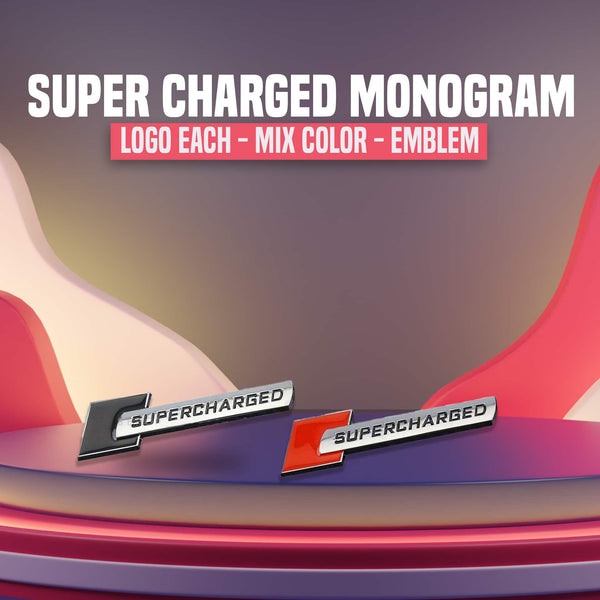 Buy Super Charged Logo Each - Mix Color Logo Online in Pakistan