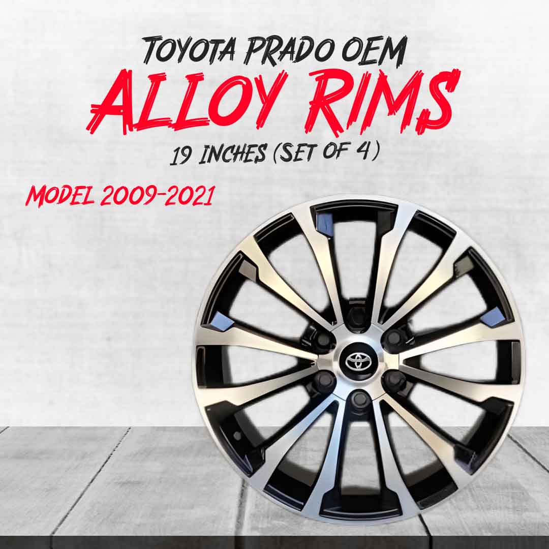 Buy Toyota Prado OEM Alloy Rim 19 Inches (Set of 4) - Model 2009-2021 ...