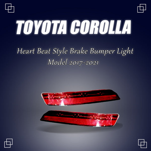 Buy Toyota Corolla Heart Beat Style Brake Bumper Light - Model 2017 ...