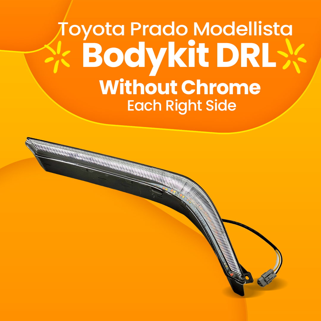 Buy Toyota Prado Modellista Bodykit DRL Without Chrome Each-Right Side