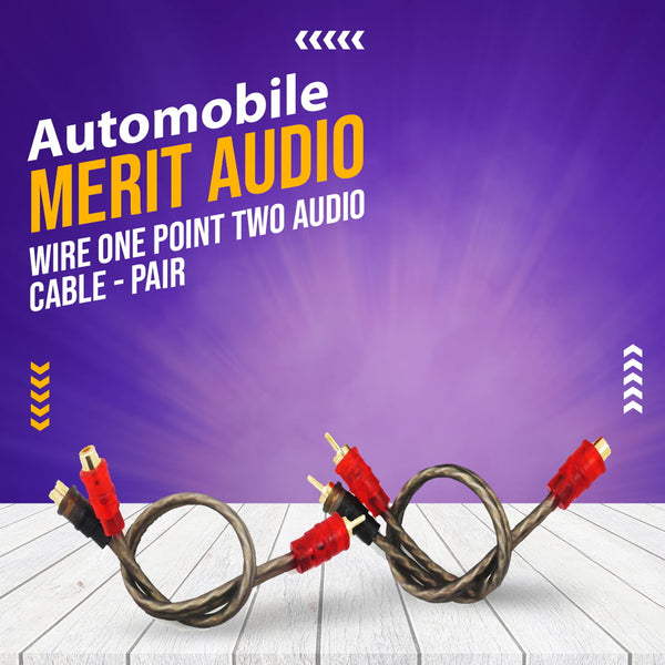 Buy Automobile Merit Audio Wire One Point Two Audio Cable - Pair