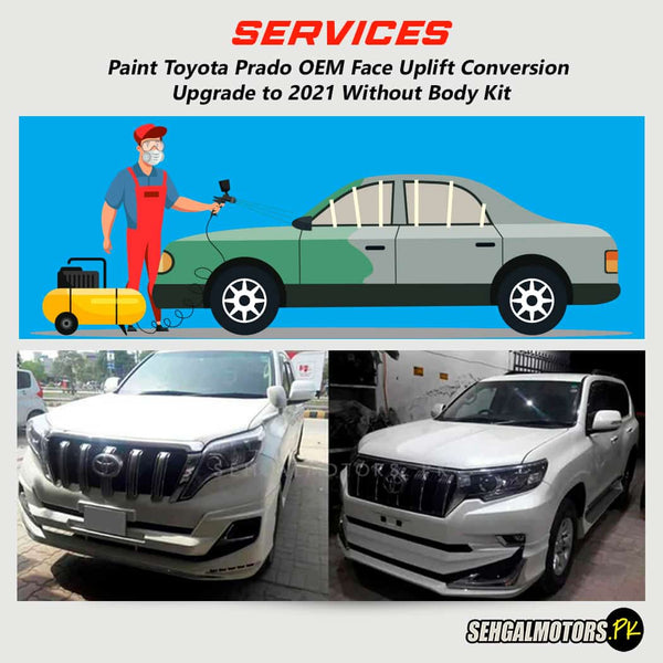 Buy Services - Paint Toyota Prado OEM Face Uplift Conversion Upgrade