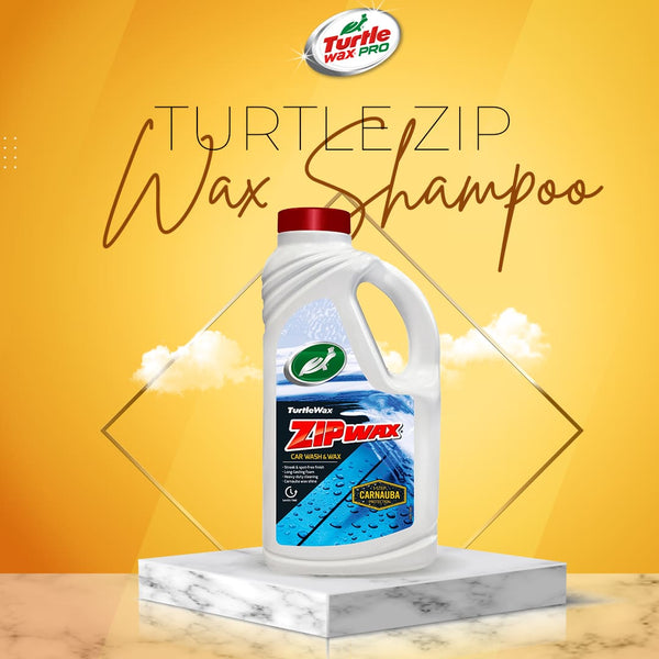 Turtle Zip Wax Shampoo 53359 - 1000 ML - Car Shampoo Cleaning Agent