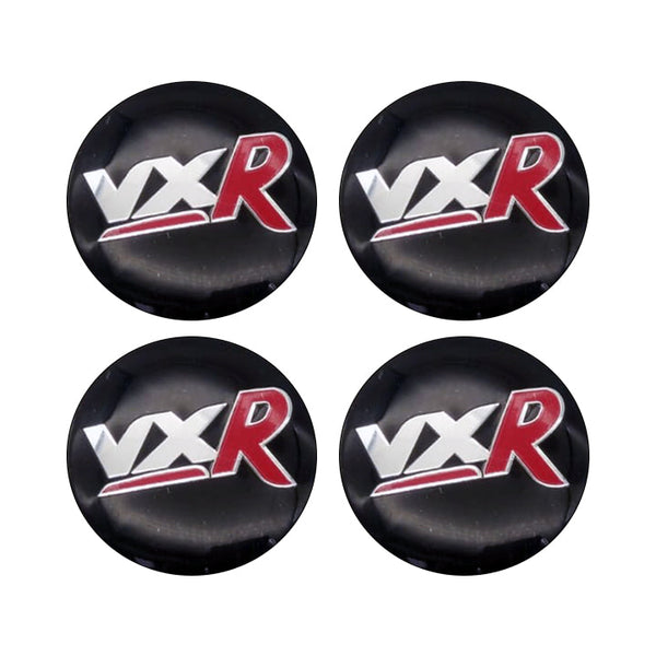 Buy VXR Logo Center Hub Badge Wheel Cap Black - 4 Pcs Online