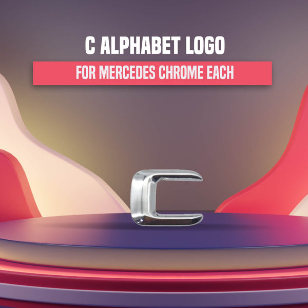 Buy Mercedes Logo Alphabet Individual Number Letter - Black Online