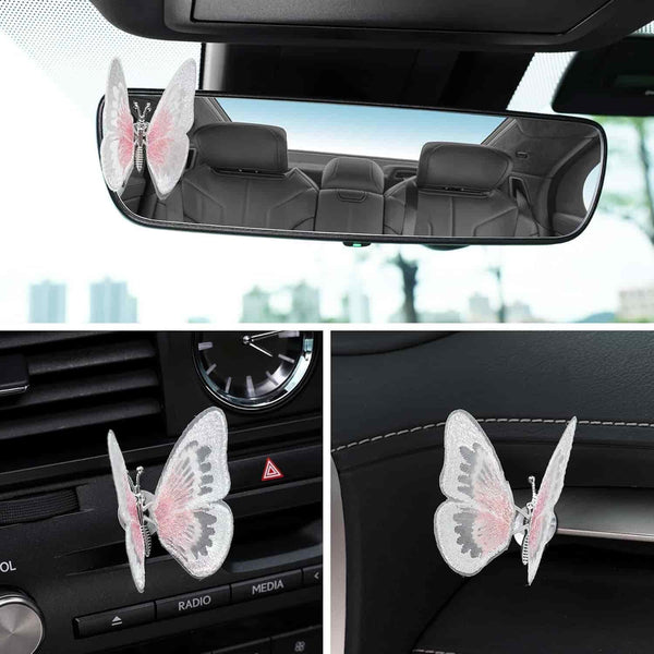 Buy Butterfly Decoration For Car AC Vents Multi Colors