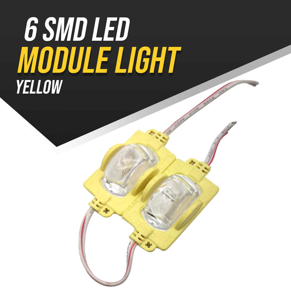 Buy 6 SMD LED Module Light Yellow Online In Pakistan