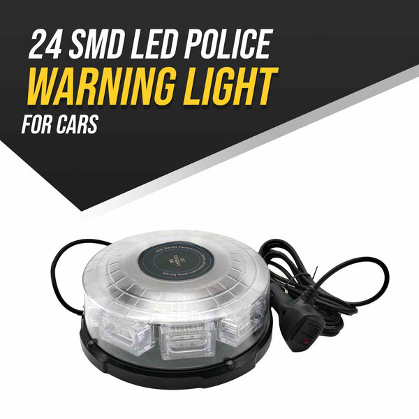 Buy Police Warning Light For Cars 24 smd Online In Pakistan