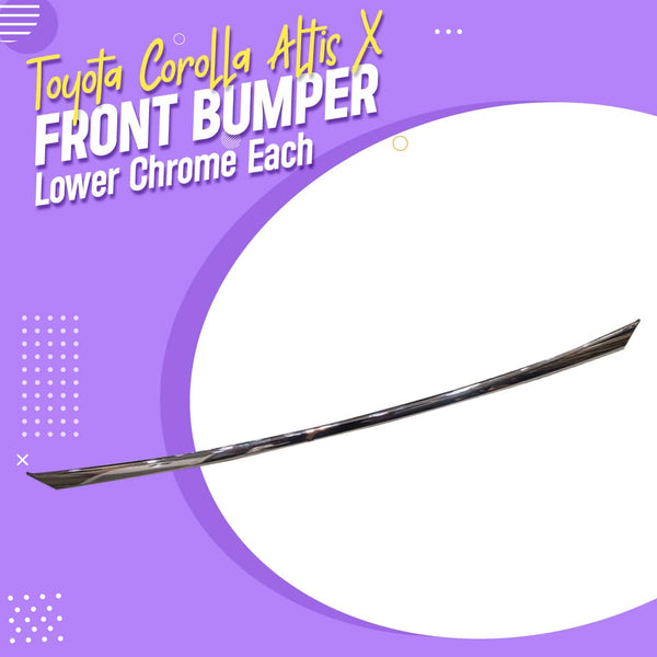 Buy Toyota Corolla Altis X Front Bumper Lower Chrome Each - Model 2021