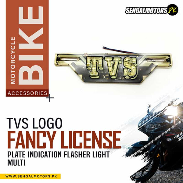 Buy TVS Logo Fancy License Plate Indication Flasher Light