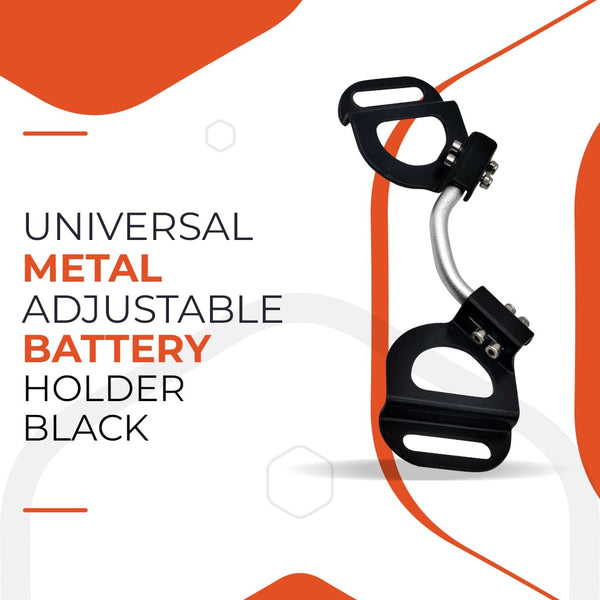 Buy Universal Metal Adjustable Battery Holder - Black Online