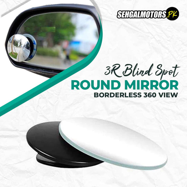 Buy 3R Blind Spot Borderless Round Mirror 360 View 3R-057 Online In ...