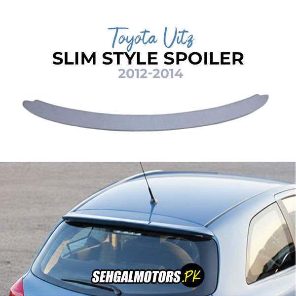 Buy Toyota Vitz Slim Style Spoiler - Model 2012-2014 | Trunk Spoiler ...