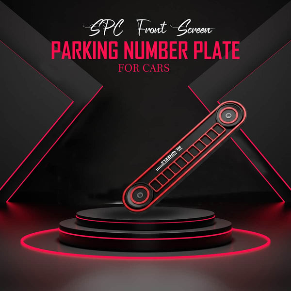 Buy SPC Front Screen Parking Number Plate For Cars Online In Pakistan