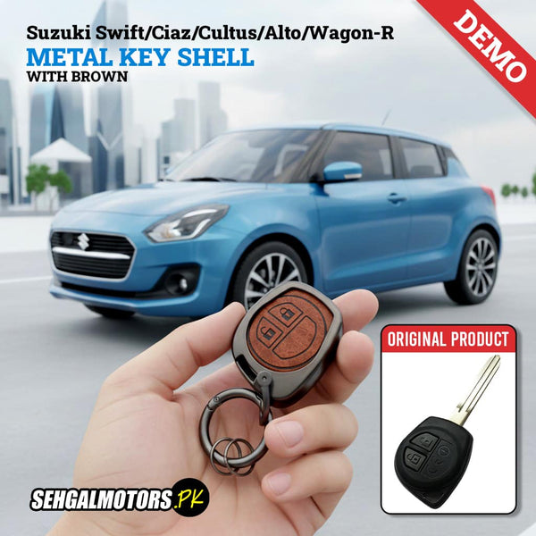 Buy Suzuki Swift/Ciaz/Cultus/Alto/Wagon-R Metal key Shell