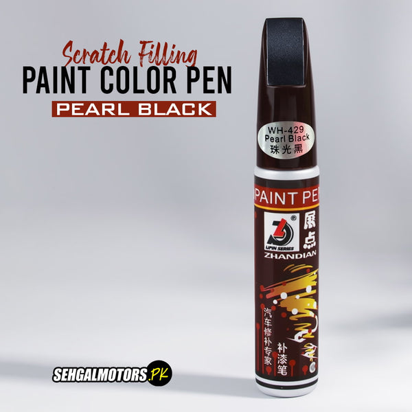 Buy Scratch Filling Paint Color Pen Pearl Black - Car Scratch & Paint