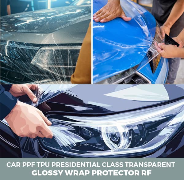 Buy Car PPF TPU Presidential Class Transparent Glossy Wrap Protector RF ...