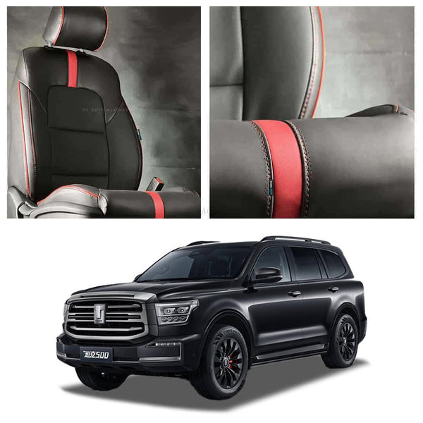 Buy GWM Tank 500 Type R Black Red Seat Covers Online In Pakistan
