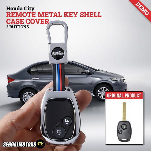 Buy Honda City Remote Key Cover With Metal Shell 2012-2024 Online