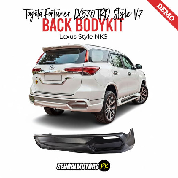 Buy Toyota Fortuner LX570 Lexus Style NKS Back Bodykit TRD Style V7 ...