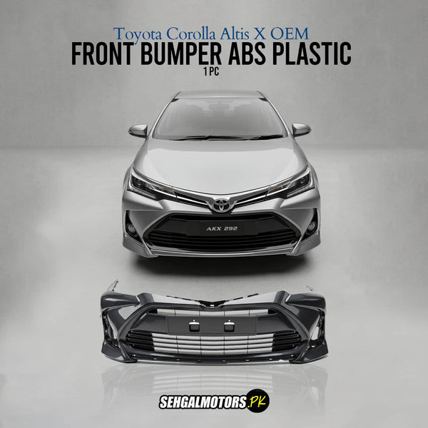Buy Toyota Corolla Altis X OEM Front Bumper With Foglamps Covers And ...