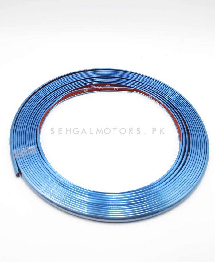 Buy Rim Pvc Line Defining Plastic Strip - Blue | Car Styling Wheel Rims ...